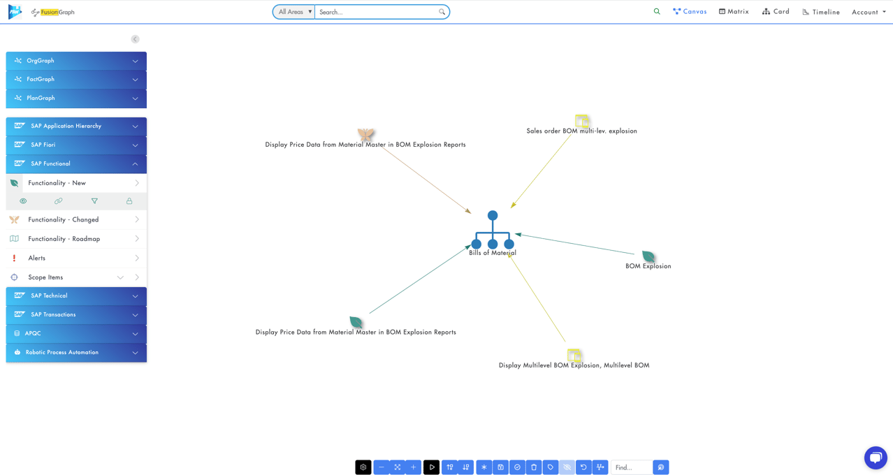 Graphical BOM and Routing Editor in SAP S/4 HANA
